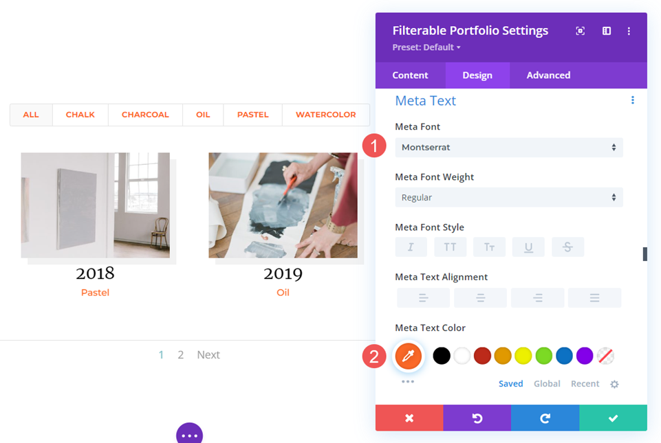 Using A Fullwidth Layout Vs Grid In Divis Filterable Portfolio Module