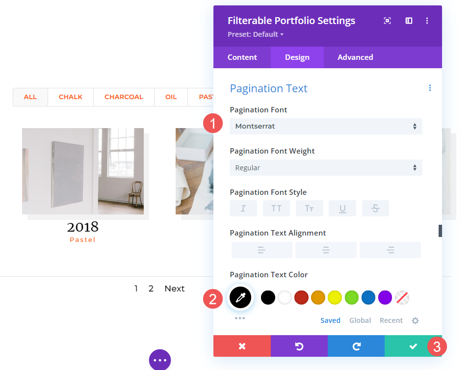Using A Fullwidth Layout Vs Grid In Divis Filterable Portfolio Module