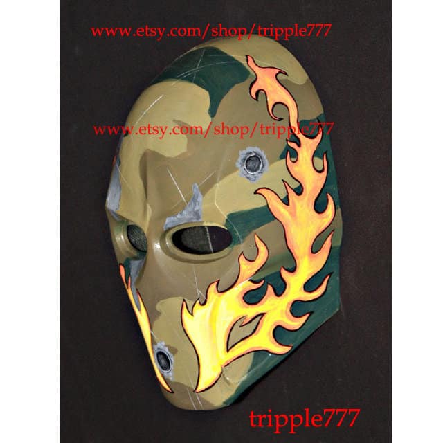 Airsoft Mask Outdoor Sports Paintball BB Softair Gun Helmet Costume ...